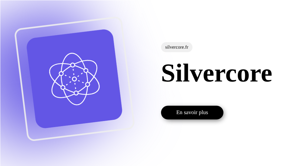 Silvercore - Des services numériques pensés pour votre confidentialité